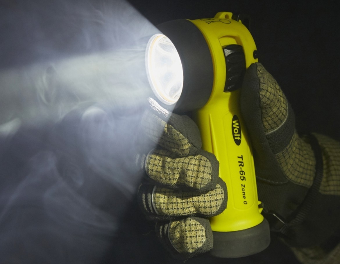 Wolf Safety introduces the new TS/TR-60 & 65 compact ATEX flashlights